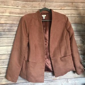 Chico's | Jackets & Coats | Chicos Blush Pink Suede Like Jacket Blazer Size | Poshmark